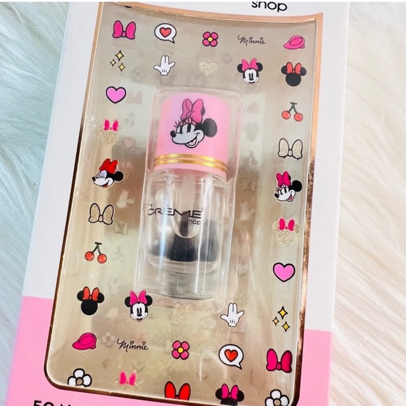 Disney | Accessories | Minnie Mouse Nail Decal Polish Set 5 Nail ...
